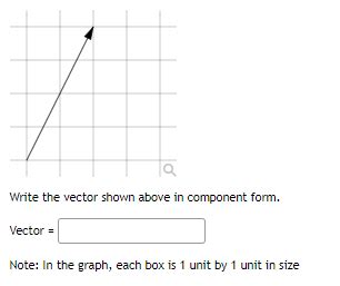 Write The Vector Shown Above In Component StudyX