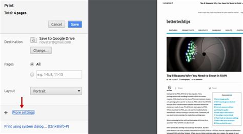 How To Convert A Webpage To PDF In Chrome Without Extension Better Tech Tips