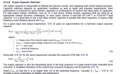 LM Q Output Capacitor Selection In Datasheet Power Management Forum Power Management