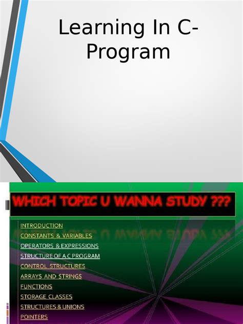 1 Learning In C Program Pdf Integer Computer Science Data Type 1 Learning In C Program Pdf Integer Computer Science Data Type