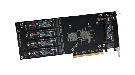 Pcie Card Hosts M Ssds Up To Tb Gb S Tom S Hardware