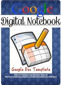 Google Digital Workbook Template By Quality Counts TPT