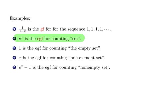 Combinatorics Understaing Concept Of Generating Function