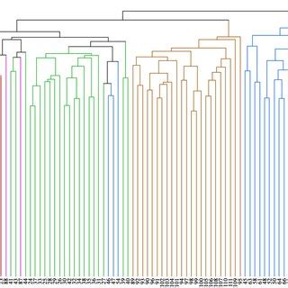 UPGMA Dendrogram Showing The Genetic Distance Among 111 Genotypes Of S Download Scientific