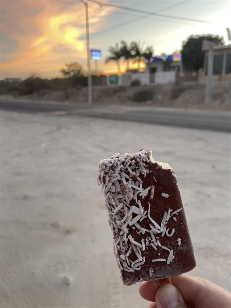 Found This Gem In Mexico Coco Flakes On Chocolate Over Coco Ice Cream R Icecream