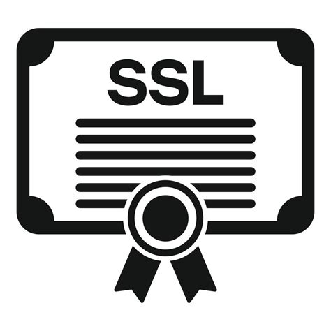 Ssl Certificate Diploma Icon Simple Vector Web Data 20248679 Vector