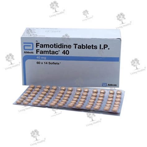 40mg Famtac Famotidine Tablet At ₹ 630box Famotidine Tablet In