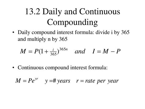 Compounding