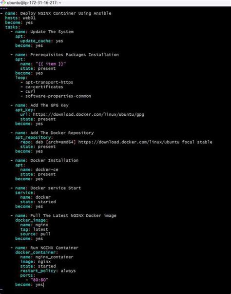 automating docker deployments with ansible geeksforgeeks