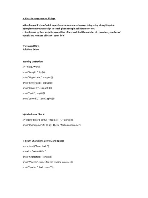 Python Lab Experiments V Pdf