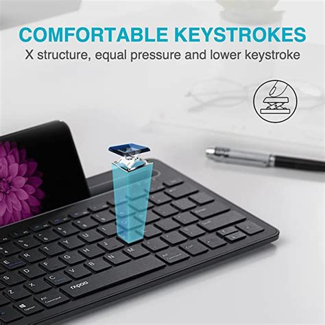 RAPOO XK100 Multi Device Bluetooth Keyboard Gadget House Nepal