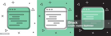 소프트웨어 설정 웹 개발자 프로그래밍 코드 아이콘은 흰색과 녹색 검은 색 배경에 격리 프로그램 코드의 자바 스크립트 컴퓨터