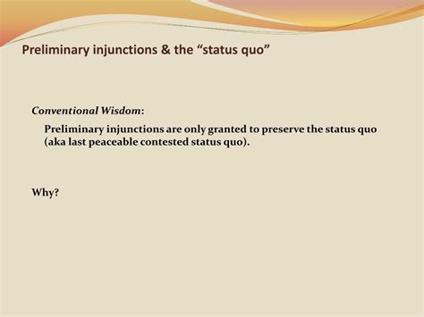 PPT Preliminary Injunctive Relief PowerPoint Presentation Free Download ID