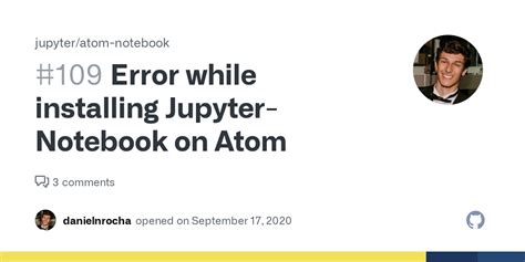 error while installing jupyter notebook on atom · issue 109 · jupyter atom notebook · github