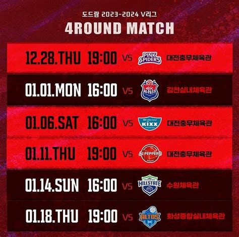 Jadwal Red Spark Putaran 4 Korean V League Jangan Lewatkan Aksi