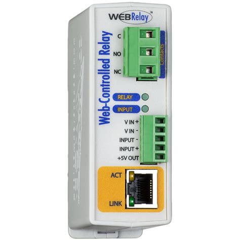 Control By Web Webrelay Single Relay And Input Module Cautus Geo As