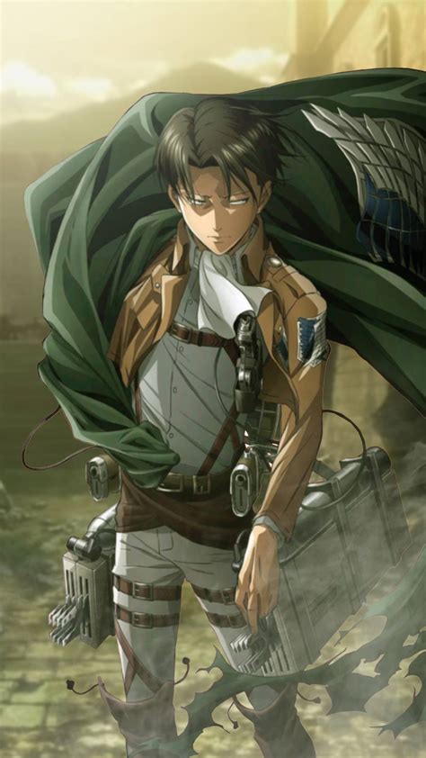Download Death Stare Levi Attack On Titan 4k Wallpaper