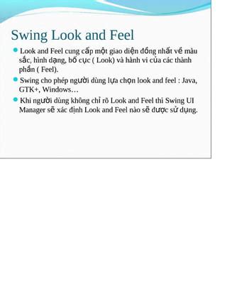 Swing Lap Trinh Do Hoa Trong Java PDF