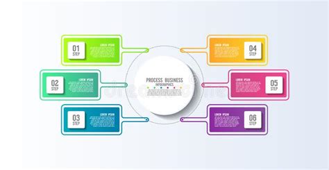 Vector Infographic Business Design Template Stock Vector Illustration Of Info Layout 262313754