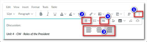 Canvas Student View Text In Updated Rich Content Editor Irvine Unified School District
