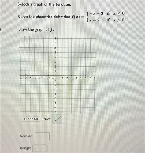 solved sketch a graph of the function given the piecewise