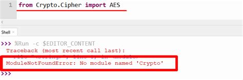 ModuleNotFoundError No Module Named Crypto In Python Its Linux FOSS