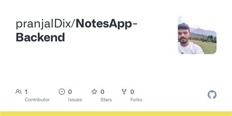 Github Pranjaldixnotesapp Backend