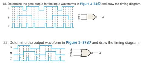 solved 22 determine the output waveform in figure 3 87