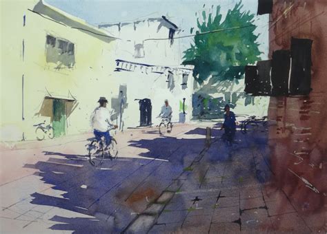 Netherlands Workshop Day 1 Session 2 Group 1 Original Watercolours By