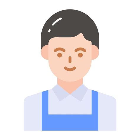 Creative Vector Design Of Young Man Professional Worker Avatar