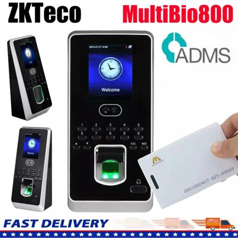 ZKTECO MULTIBIO TCP IP Face Fingerprint Time Attendance Access Control System