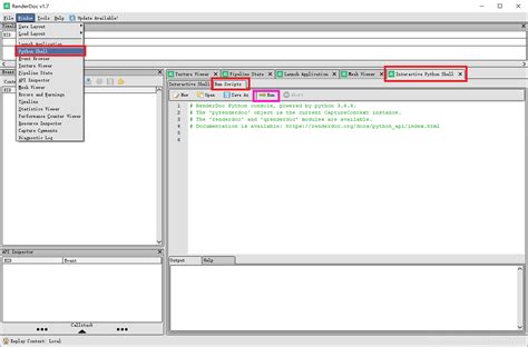 学习使用 renderdoc 的 python api renderdoc api none csdn博客
