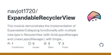 github navjot1720 expandablerecyclerview this module demonstrates