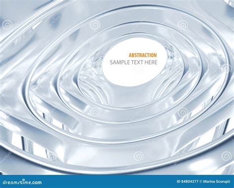 Rendering Abstract Bionic Structure Stock Illustration Illustration