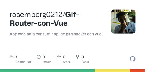 Github Rosemberg Router Con Vue App Web Para Consumir Api De