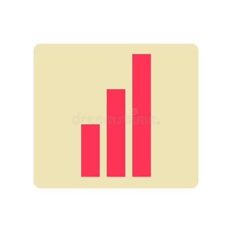 Bar Chart In Flat Vector Illustration Symbolizing Growth Analytics And Data Insights Isolated
