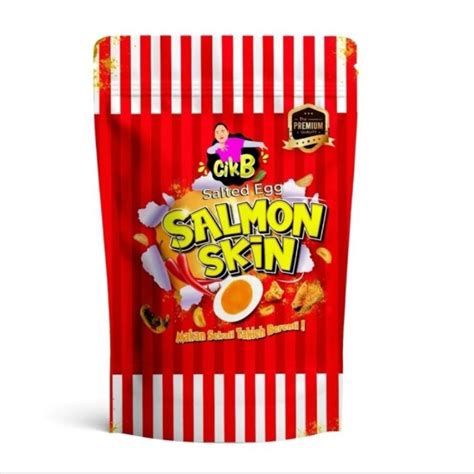 24 Hours Cik B Salmon Skin Salted Egg Food Makanan Viral Fish Skin
