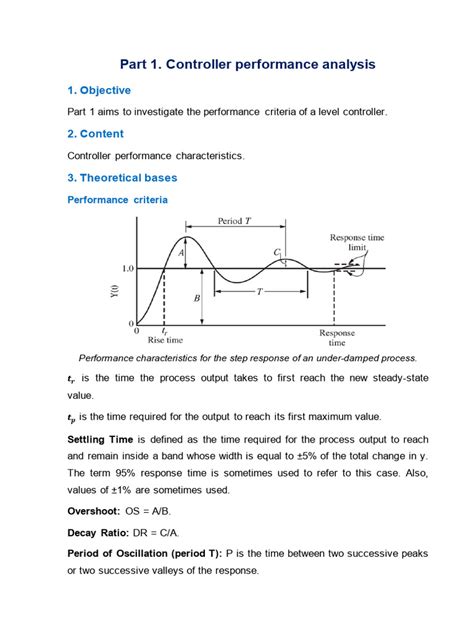 Part 1 Controller Performance Analysis Pdf Control Theory