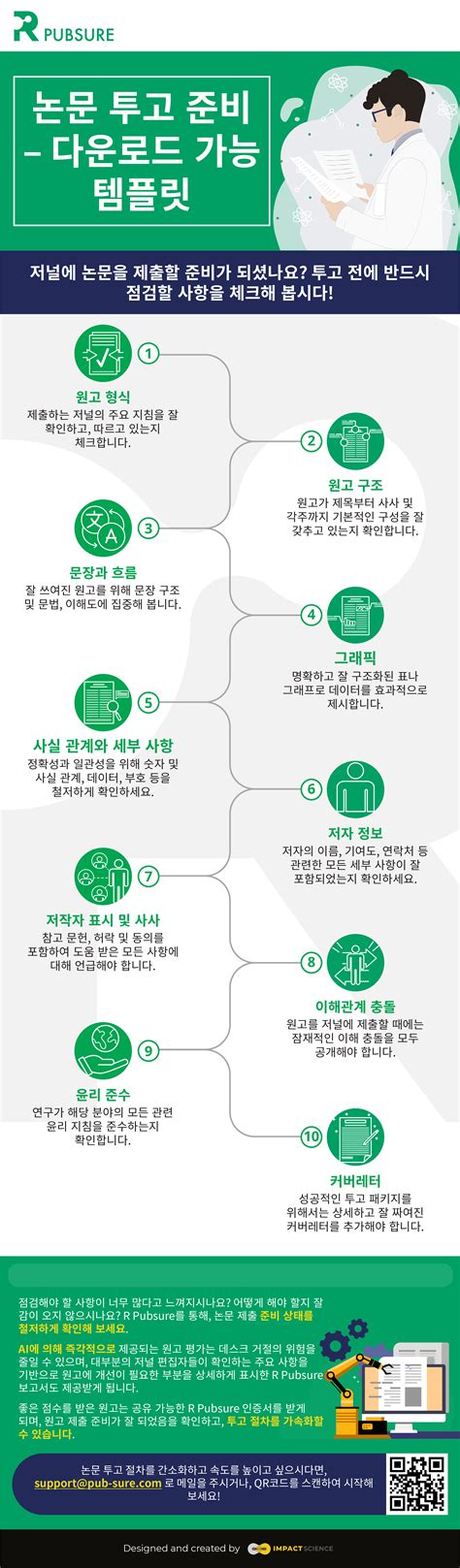 논문 제출 준비 체크리스트 10