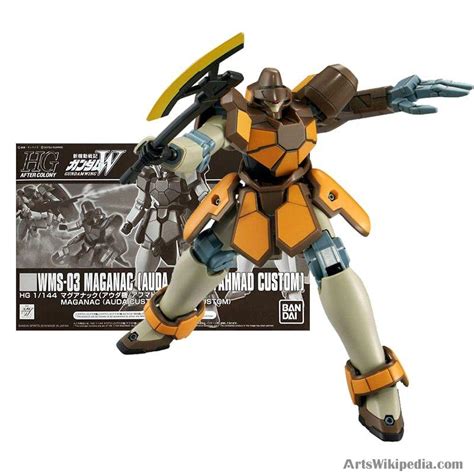 Bandai Genuine Gundam Model Kit Anime Figure Hg 1 144 Wms 03 Maganac Auda Custom Gunpla Anime