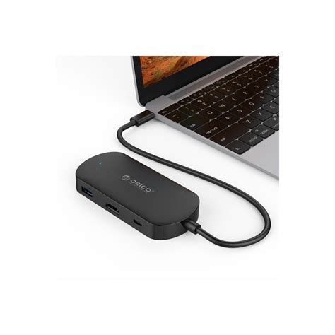 تبدیل Type C به Usb 30 Hdmi Usb C اوریکو Tch1 با قابلیت شارژ Pd