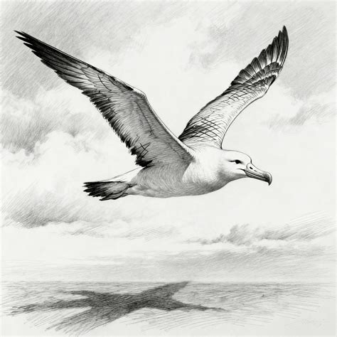 Albatross Drawing Ai Generated Art