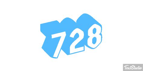 728 Number Animated  Logo Designs