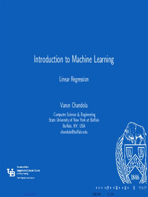 Fillable Online Introduction To Machine Learning Linear Regression Fax Email Print Pdffiller