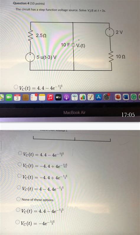 Solved Question Points The Circuit Has A Step Chegg