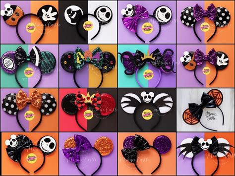 Halloween Mouse Ears Mickey Ears Minnie Ears Halloween Costume