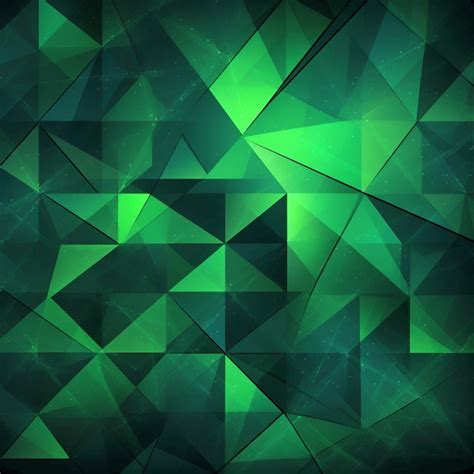 Premium Photo Geometry Green Background