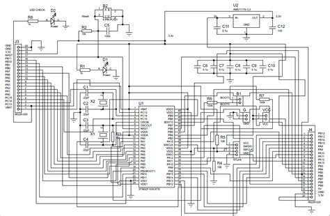 Stm32f103c8t6 Development Board Schematic Stm32 Schematic Ki