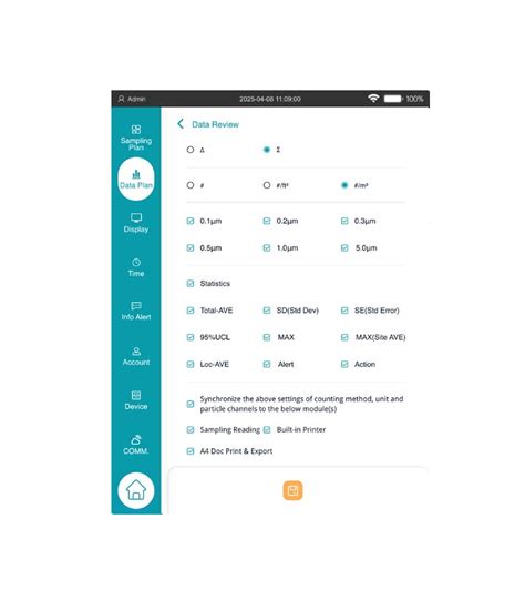0 1µm Airborne Particle Counter 28 3lpm A030 From Micronview