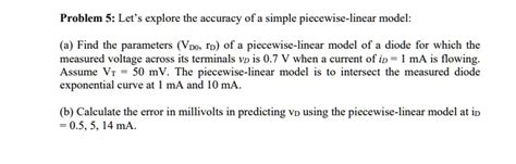 solved problem 5 let s explore the accuracy of a simple piecewise